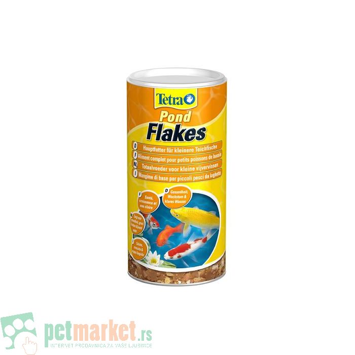 Tetra: Hrana za sve baštenske ribice Pond Flakes, 1000 ml