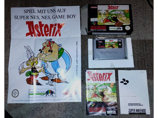 Asterix - Nintendo SNES (Nemački PAL)