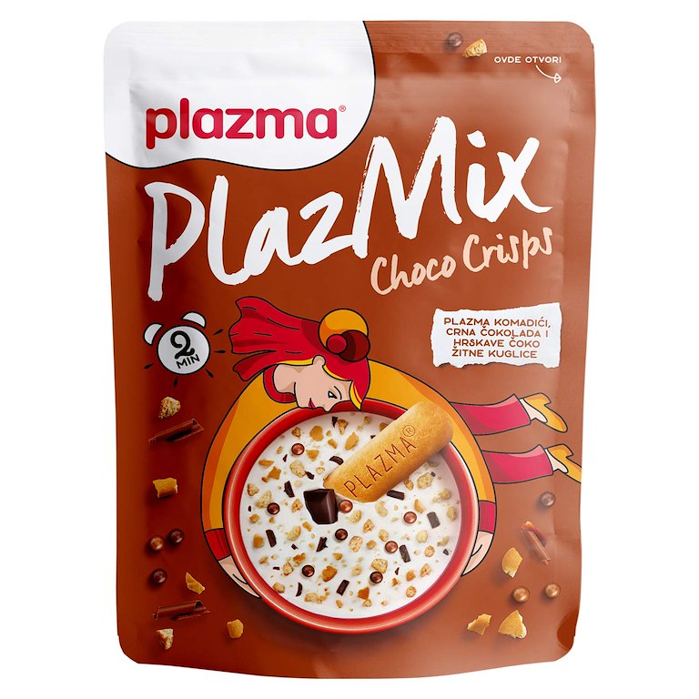 Plazma mešavina plazmix choco crisps 70g plazma