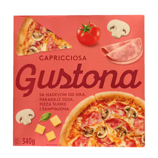 Smrznuta pizza Capricciosa Gustona 340g