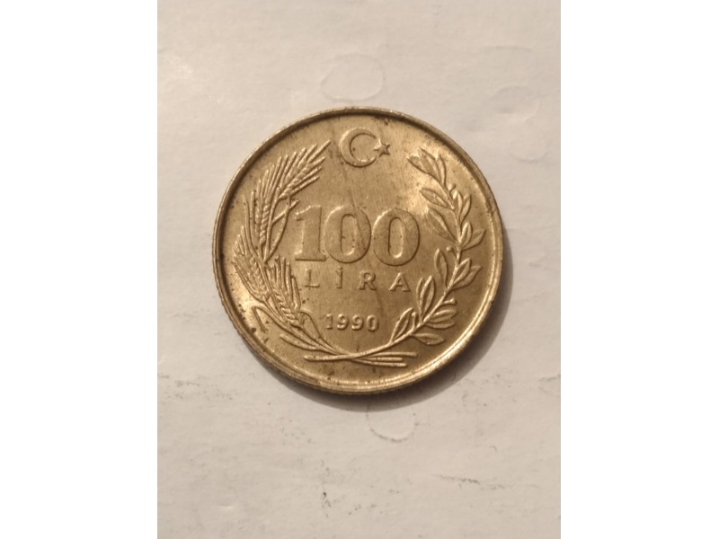 100 lira 1990 turska