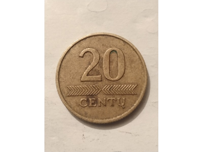 20 centi 1997 litvanija