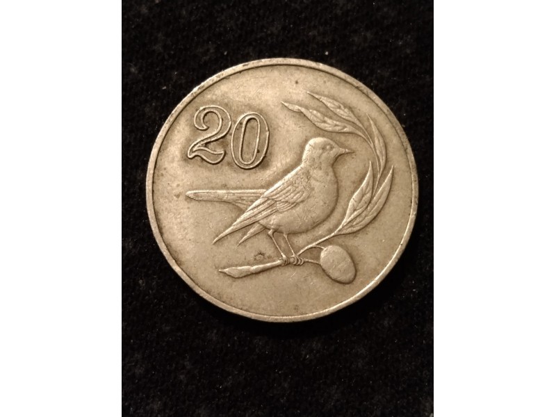 20 centi 1985 kipar