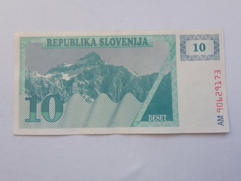 Словенија 10 толара,1992 год.