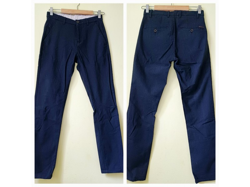 Zara muške pantalone, br. 36, teget, novo