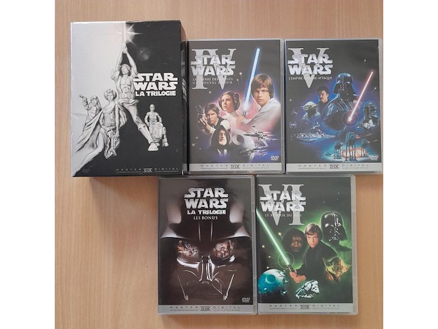 Star Wars trilogija DVD box Francusko izdanje