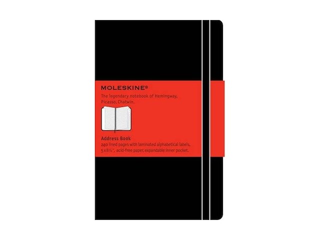 Moleskine Large Address Book (Moleskine Classic)