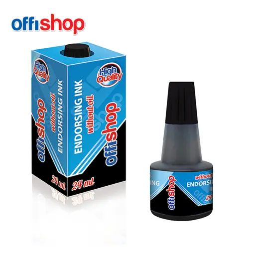 Mastilo za pečate CRNO 24ml, Offishop