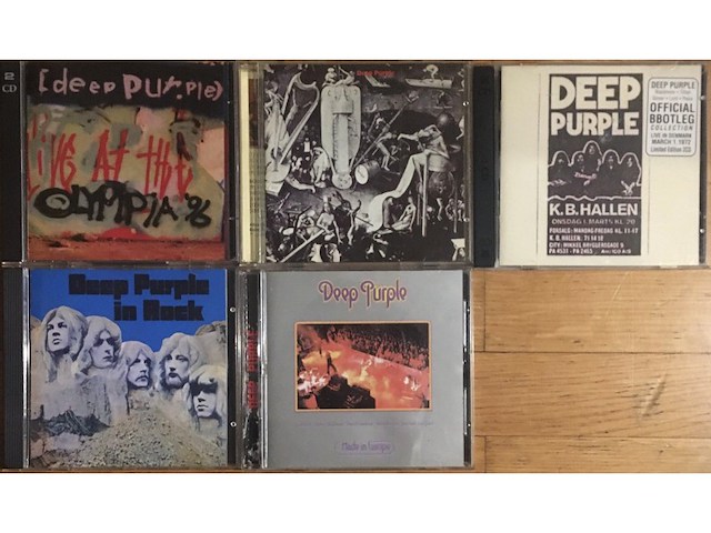 Deep Purple 5 CD-ova (Ruski)