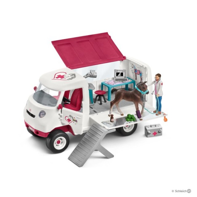 SCHLEICH MOBILNA VETER.STANICA