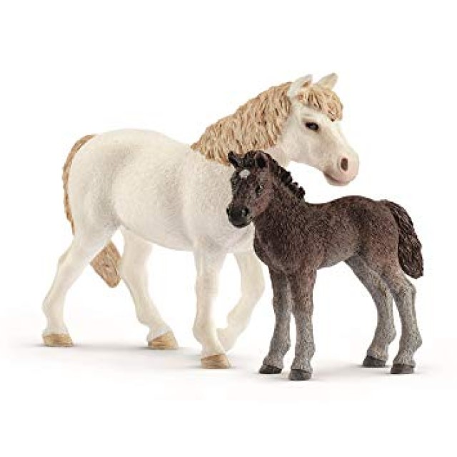 SCHLEICH PONI KOBILA I ŽDREBE