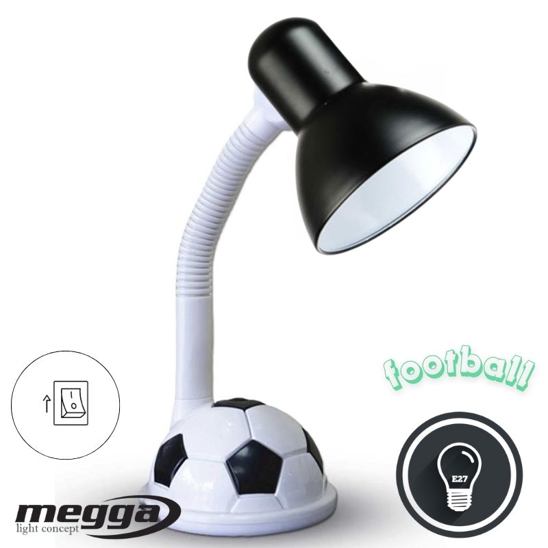 MEGGA, FOOTBALL STONA L.E27 40W WH*BK, 013472