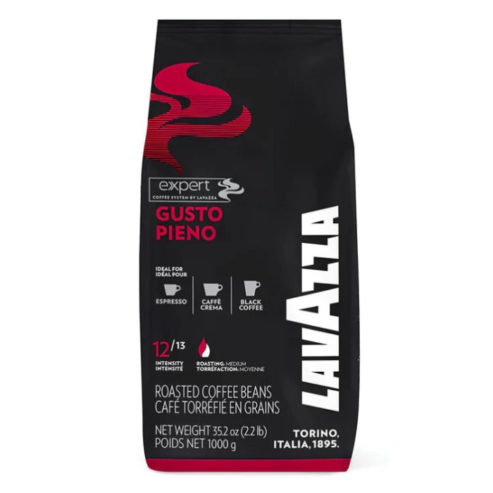 Kafa espresso Lavazza Gusto Pieno Expert u zrnu 1kg