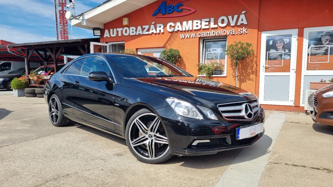 Mercedes-Benz E trieda Coupé 350CDi 170KW AT7 sedan