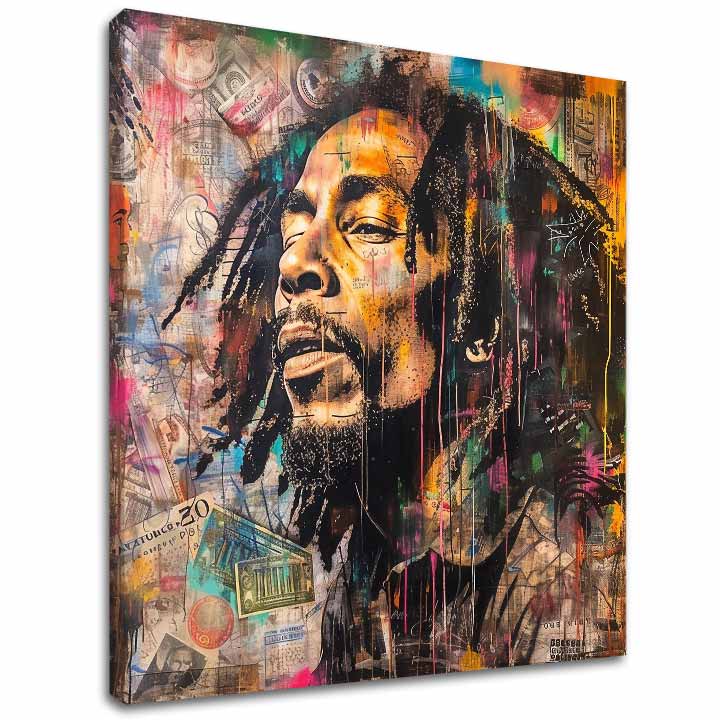 Image BOB MARLEY - Reggae artist | 100% originalna akrilna boja