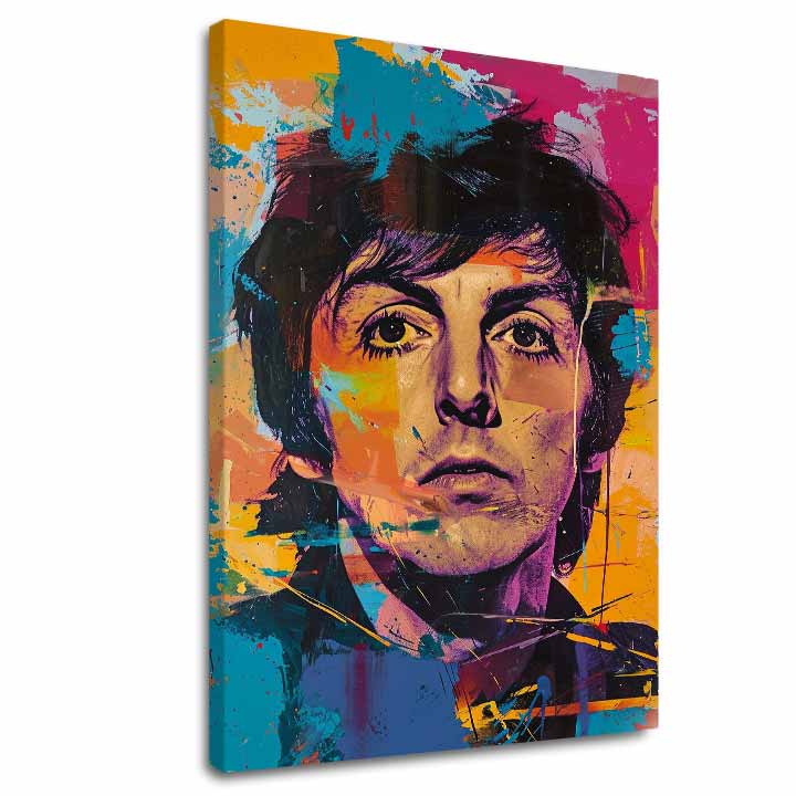 Image PAUL MCCARTNEY - Beatles genius | 100% originalna akrilna boja