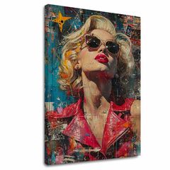 Image MARILYN MONROE - Ikona u sjaju svetla | 100% originalna akrilna boja