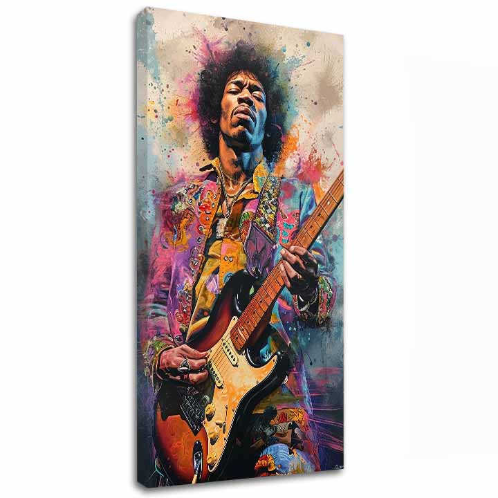 Image JIMI HENDRIX - Vatreni tonovi | 100% originalna akrilna boja