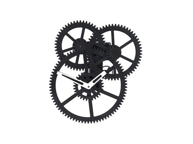 Wall Triple Gear Clock