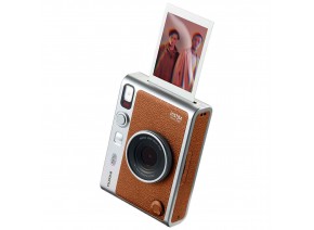 FUJIFILM INSTAX MINI EVO Hybrid Instant Camera (Brown)