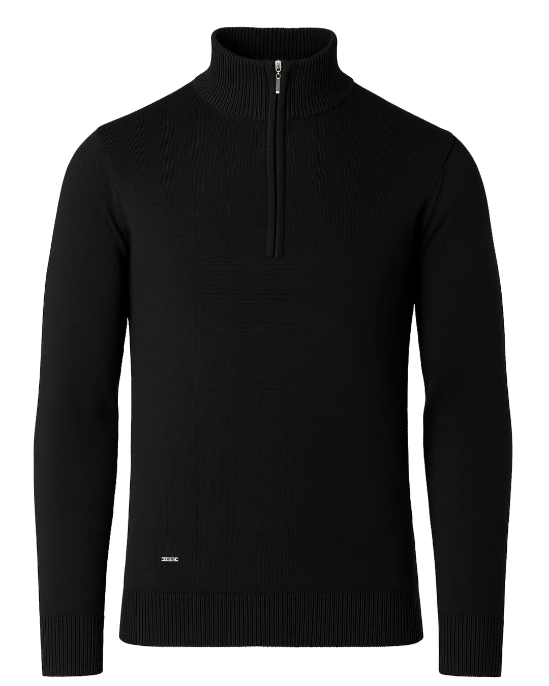                    | HALF ZIP DŽEMPER - BLACK