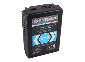 Patona 1298 Platinum Nano V50 V-Mount 47Wh RED ARRI