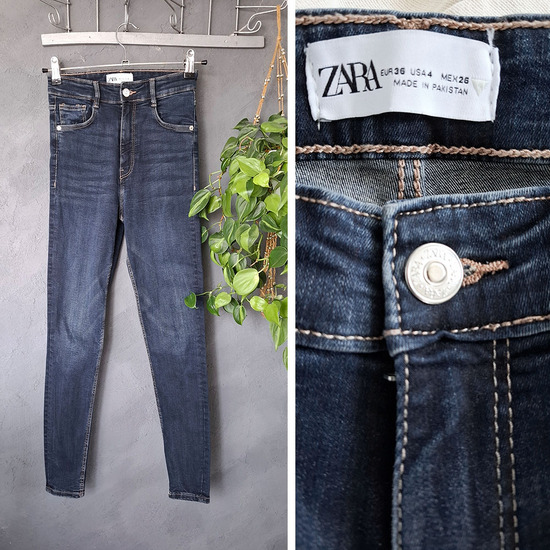 Zara duboke skinny farmerke XS