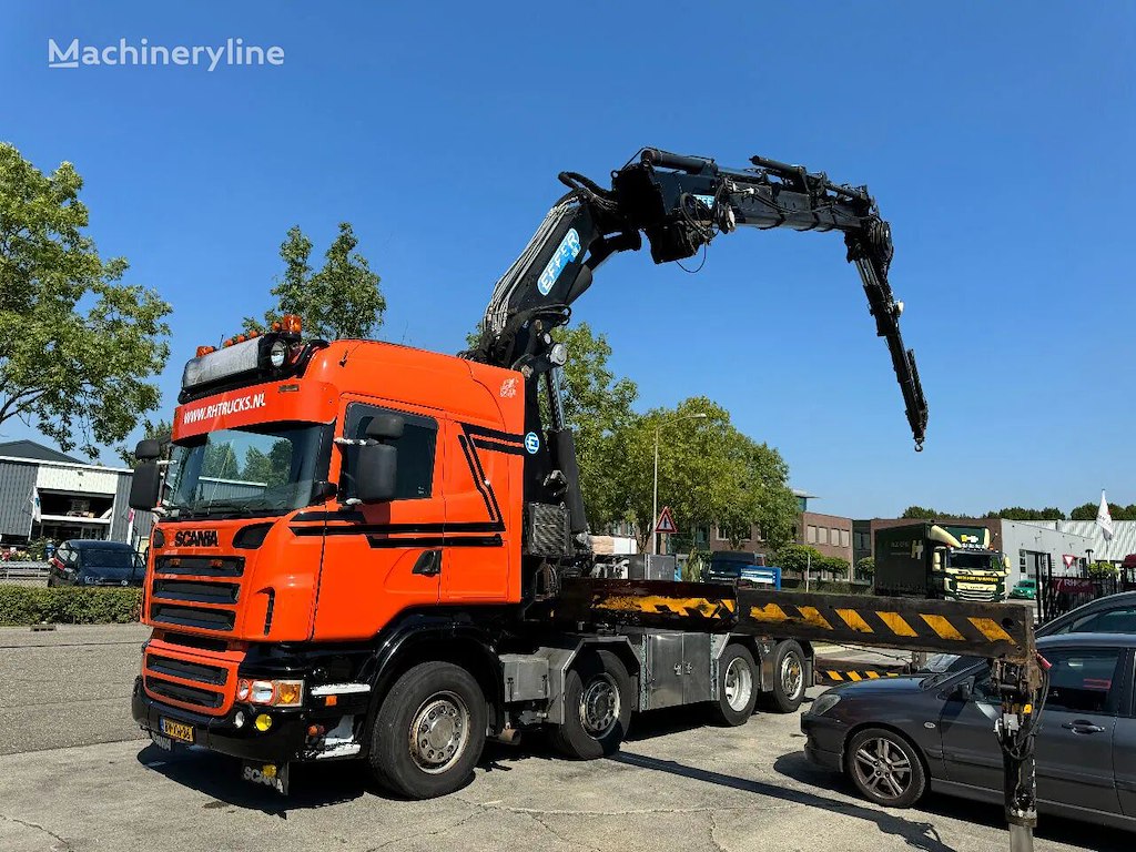 Scania R560 V8 8X2 + EFFER CRANE 1550 6S + FLYJIP 6XHYDR + REMOTE + WIN pokretna dizalica