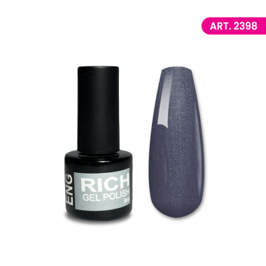 ENG RICH gel polish WINTER GRAY art.2398 AKCIJA 2+1 GRATIS