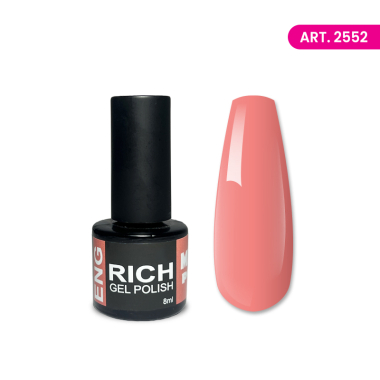 RICH gel polish MILLA PEACH art.2552 AKCIJA 2+1 GRATIS