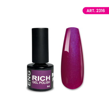 ENG RICH gel polish PASTEL PURPLE art.2316 AKCIJA 2+1 GRATIS