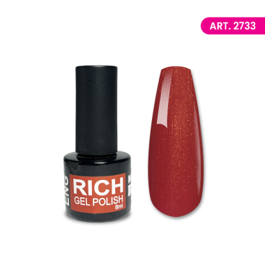 ENG RICH gel polish MOZAIK RED art.2733 AKCIJA 2+1 GRATIS