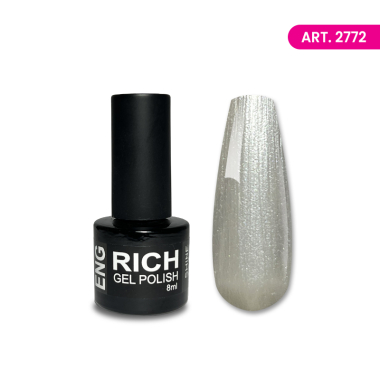 ENG RICH gel polish SILVER STRONG art.2772 AKCIJA 2+1 GRATIS