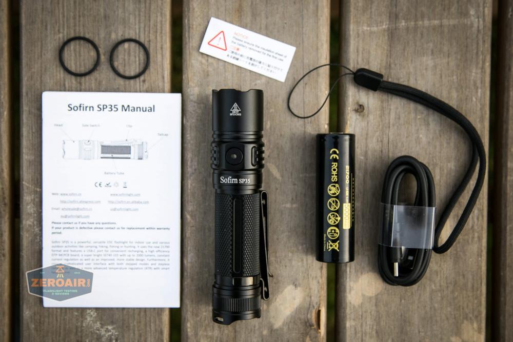 Sofirn SP35 Rechargeable 21700 LED Flashlight