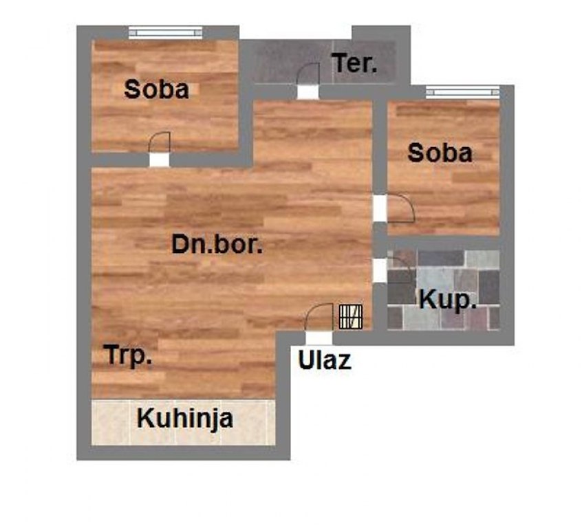 Adice dvoiposoban 50m2 izgradnja