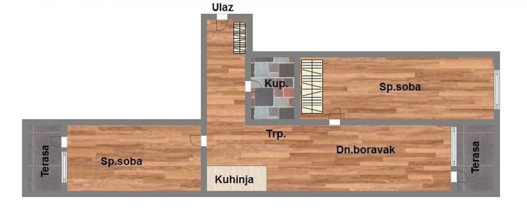 Dvoiposoban stan - 60 m2 -Petrovaradin