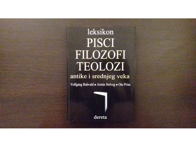 Pisci,filozofi,teolozi antike i srednjeg veka,V.Buhvald