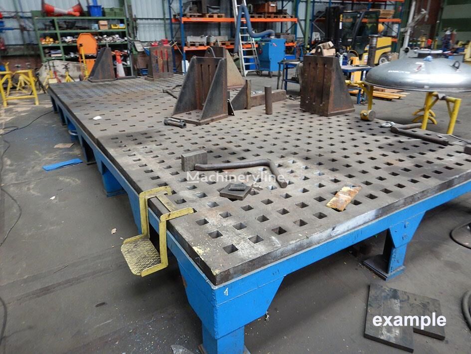 Large clamping table 13 000 x 4000 mm stol za zavarivanje