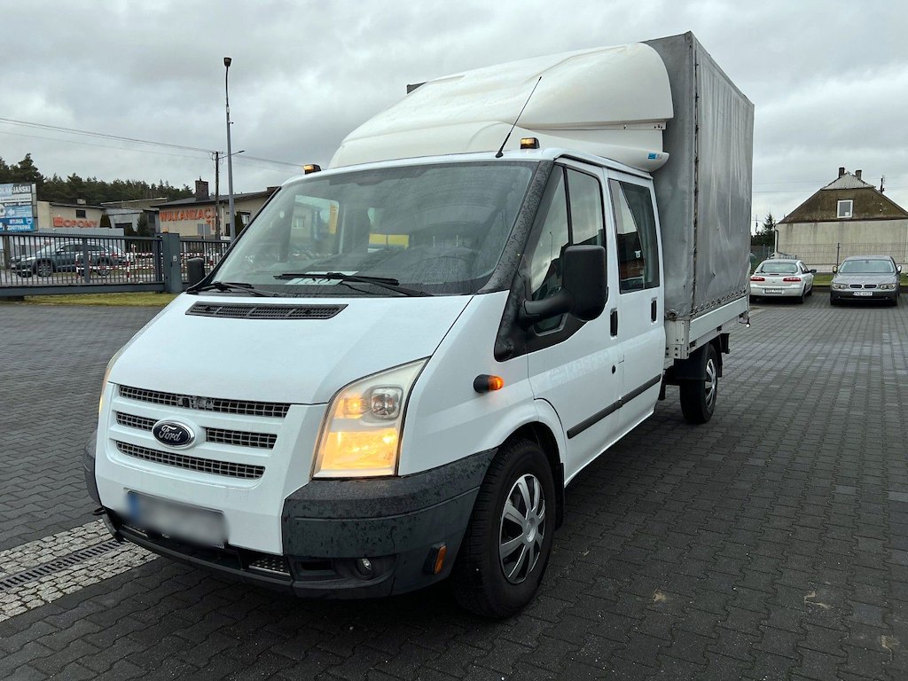 Ford Transit Pritsche + Plane Doppelkabine 7-sitze kamion s ceradom < 3.5t