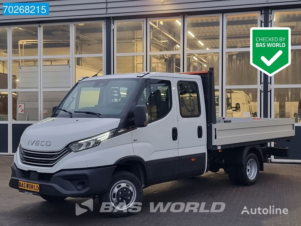 Novi IVECO Daily 35C21 3.0 210PK 2025model Dubbel Cabine Open laadbak 3.5t kamion s ravnom platformom < 3.5t