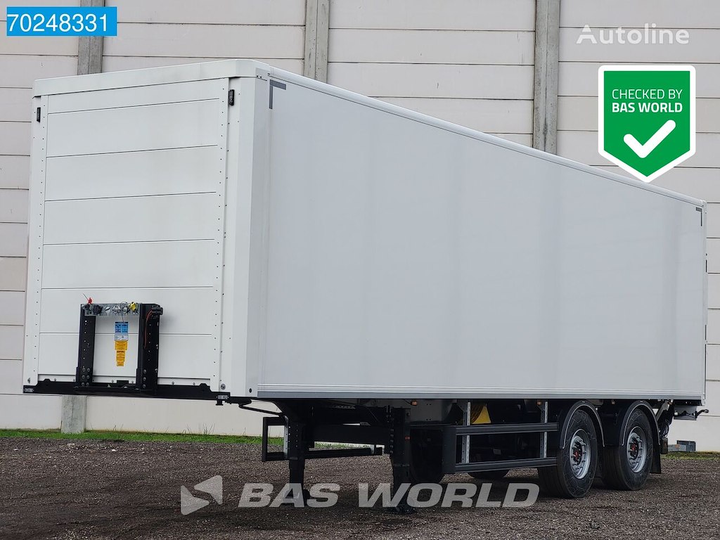 Nova System Trailers LPRS18 City - Steering Axle Tailgate SAF furgon poluprikolica