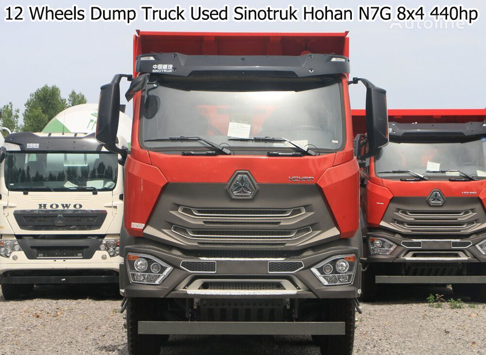 12 Wheels Dump Truck Used Sinotruk Hohan 8x4 Price kiper