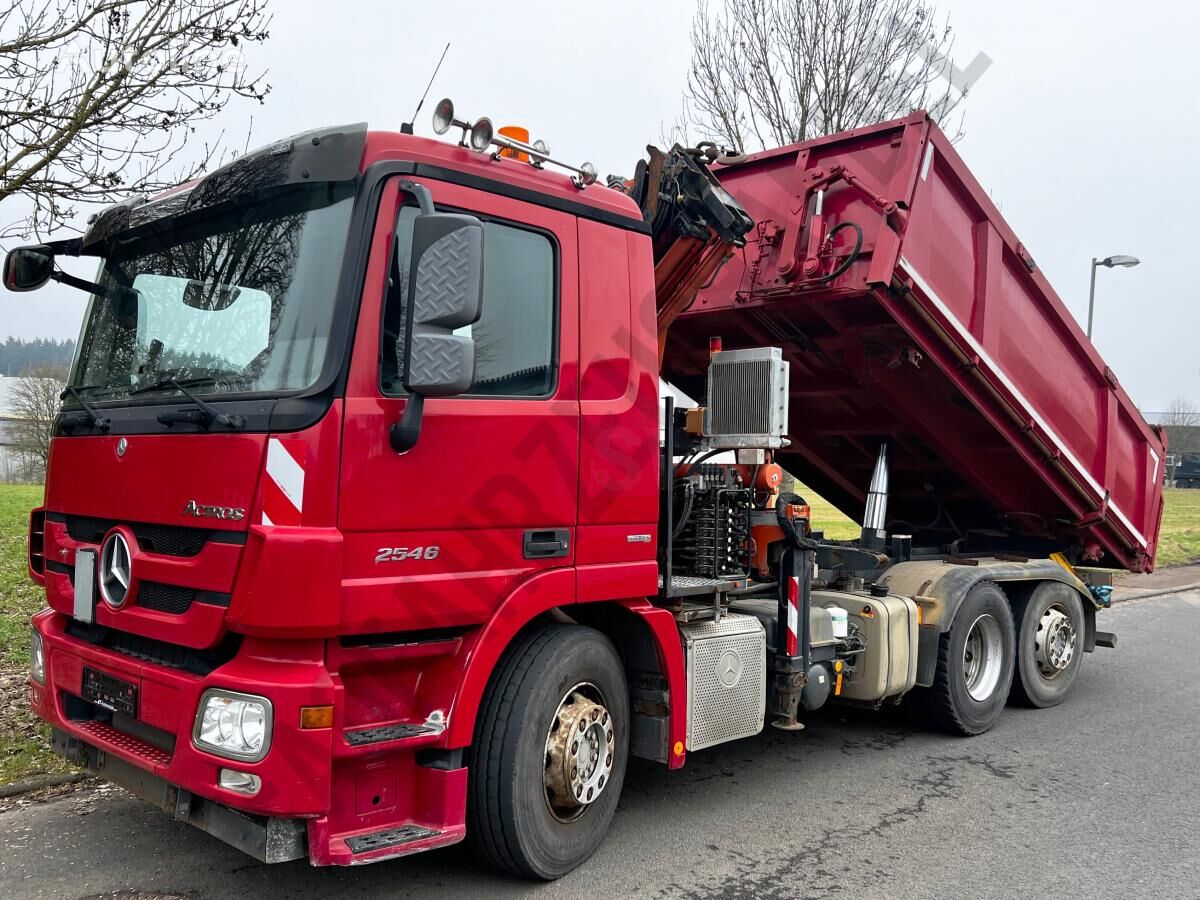 Mercedes-Benz Actros 2546 - Dreseitenkipper - Atlas 165.2 kiper