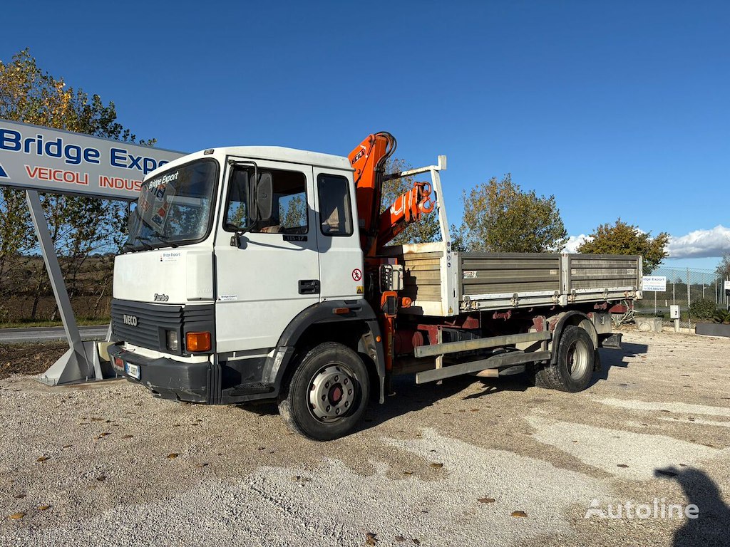 IVECO 115.17 RIBALTABILE TRILATERALE CON GRU HEILA kiper