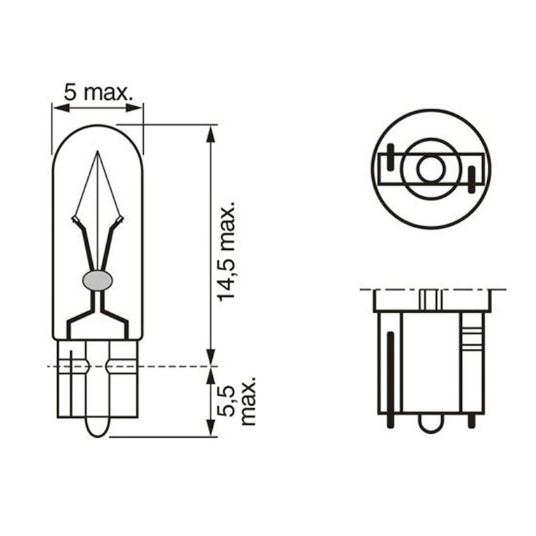 SIJ 12V 1.2W 1987302824 UBODNA ( 17037 ) ECO BOSCH