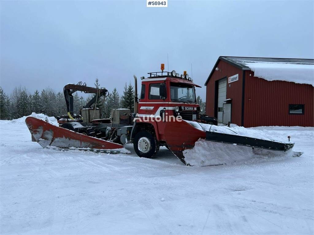 Scania LBS 111 with plow equipment, Tractor registered kamion šasija