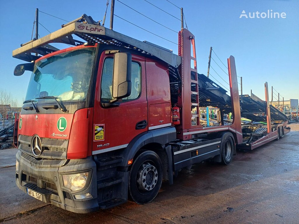 Mercedes-Benz + LOHR 2017 autotransporter + prikolica autotransportera