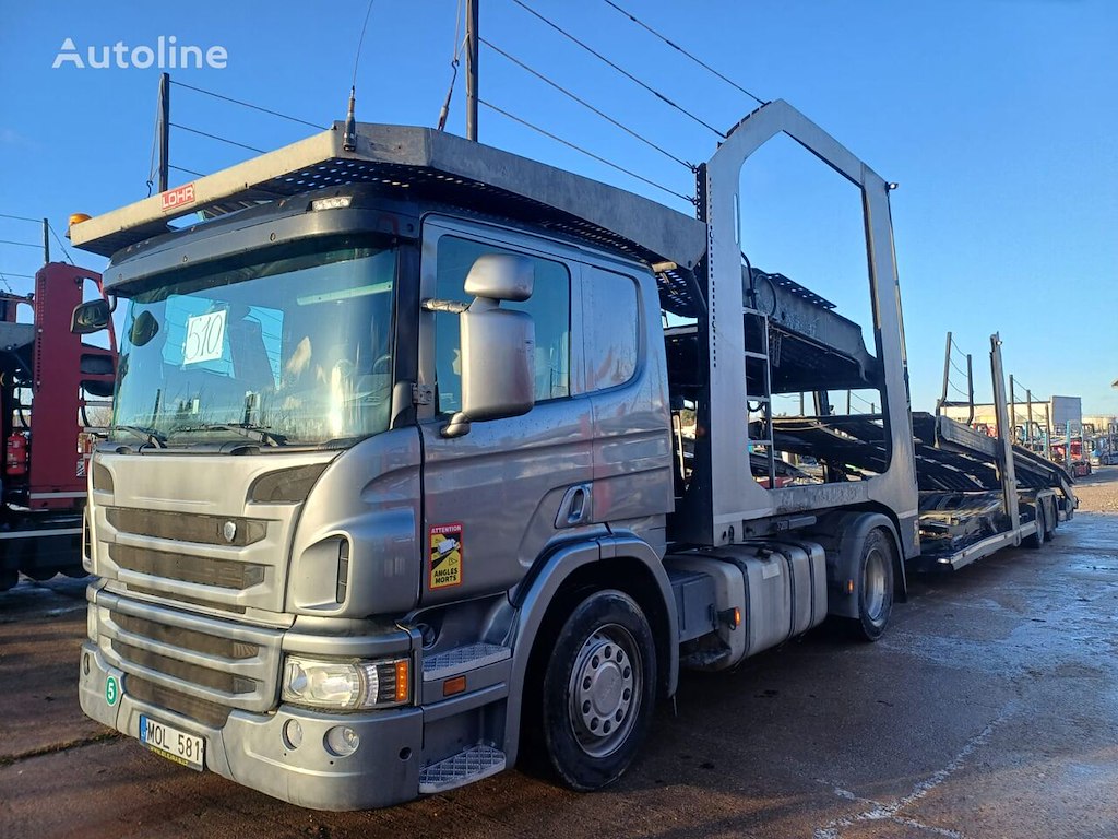 Scania +LOHR 2008 autotransporter + prikolica autotransportera