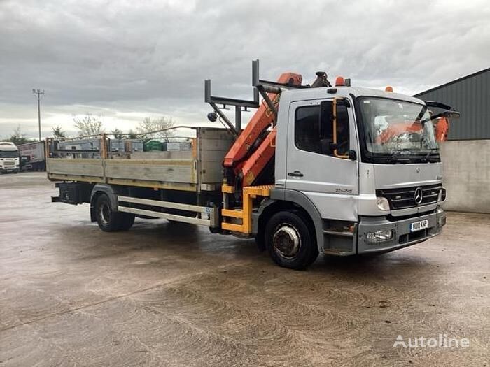 Mercedes-Benz Atego 4x2 15T Flat c/w Crane kamion platforma