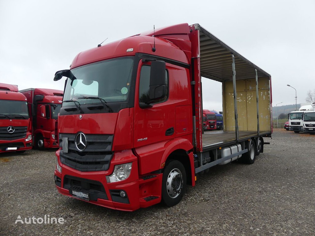 Mercedes-Benz ACTROS 2543 / PLATFORMA 8,20 / LAWETA / RAMA DO ZABUDOWY / kamion platforma